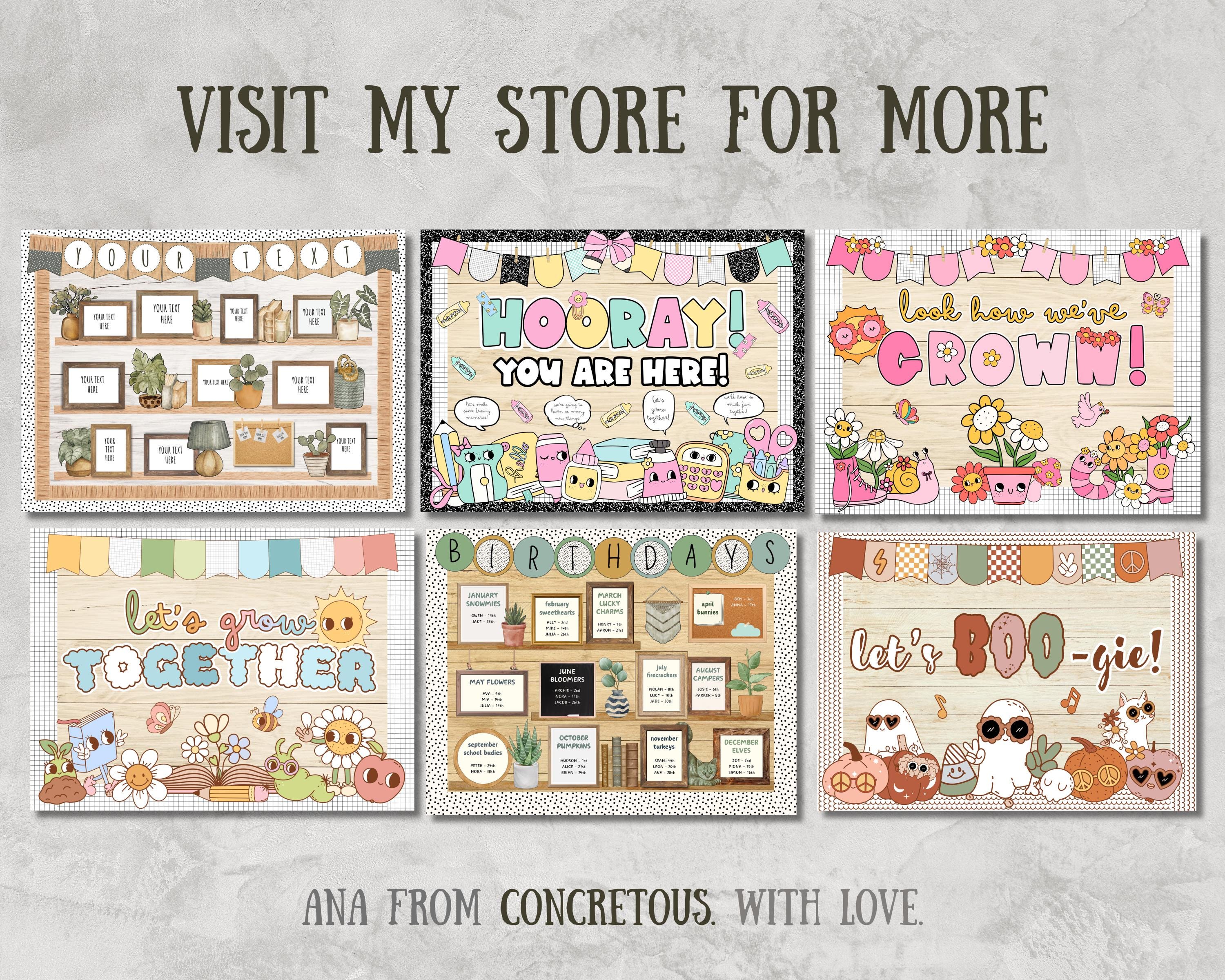 Welcome Back to School Bulletin Board Kit Ideas Composition Notebook ...