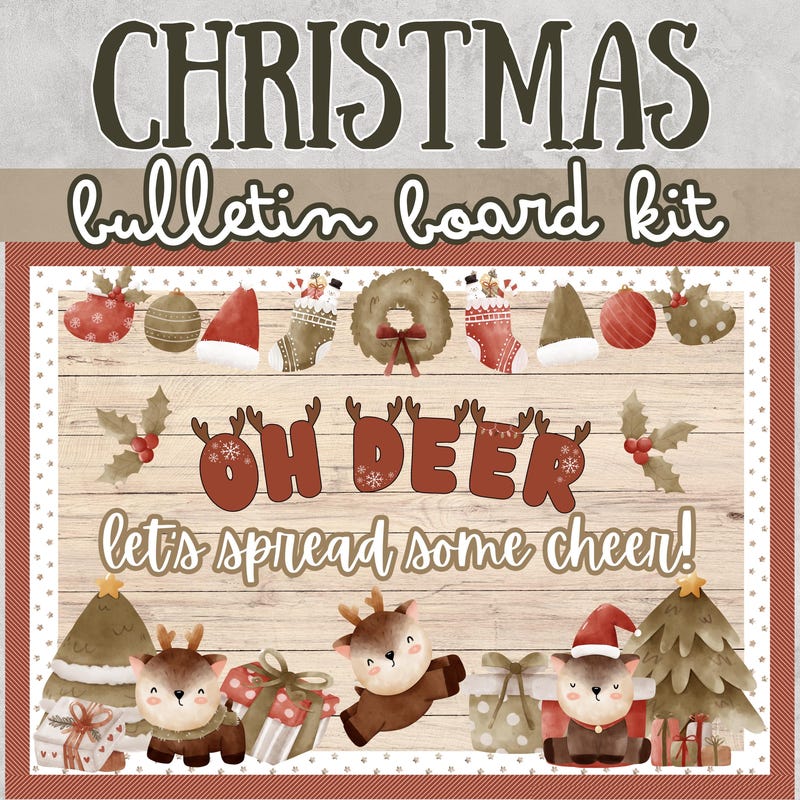 Oh Deer Door Decorations - Etsy