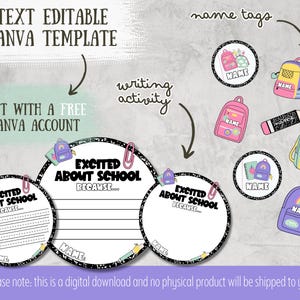 Welcome Back to School Bulletin Board Kit Composition Notebook School ...