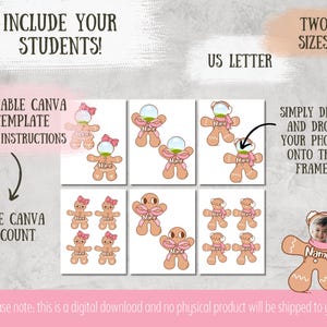 Gingerbread Christmas Bulletin Board Kit Coquette December Winter ...