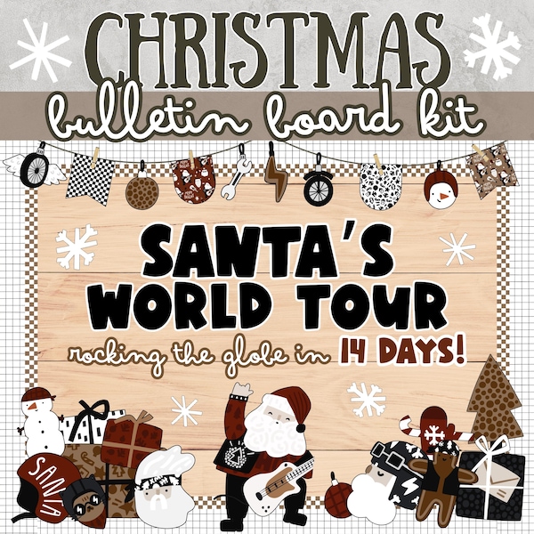 December Bulletin Board - Etsy