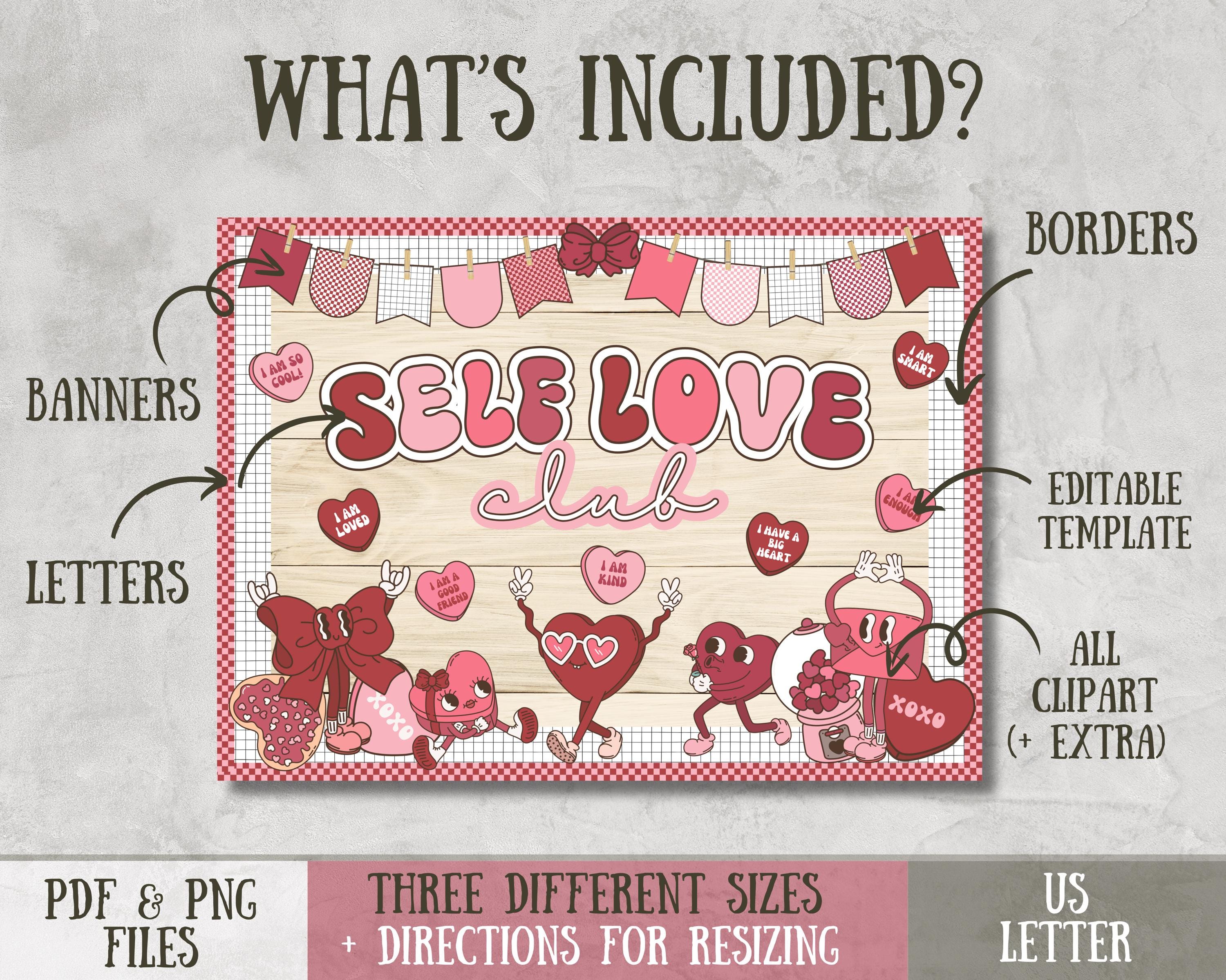 Valentine's Day Bulletin Board Ideas February Bulletin Board Kit ...