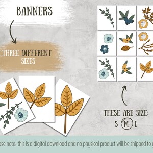 Boho Fall Bulletin Board Kit Autumn Bulletin Board September October ...