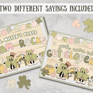 St. Patrick's Day Bulletin Board Ideas Spring March Bulletin Board Kit ...