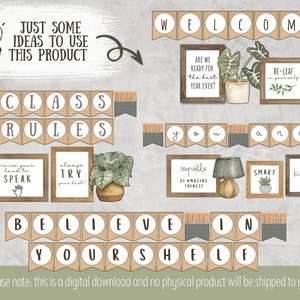 Back to School Bulletin Board Kit Editable Motivational Bulletin Board ...