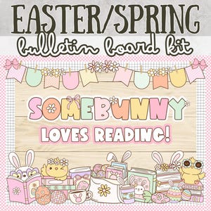 Reading Easter Bulletin Board Ideas Spring April March Bulletin Board ...