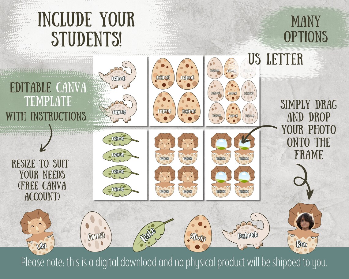 Kindness Bulletin Board Kit Dinosaur Welcome Back to School Bulletin ...