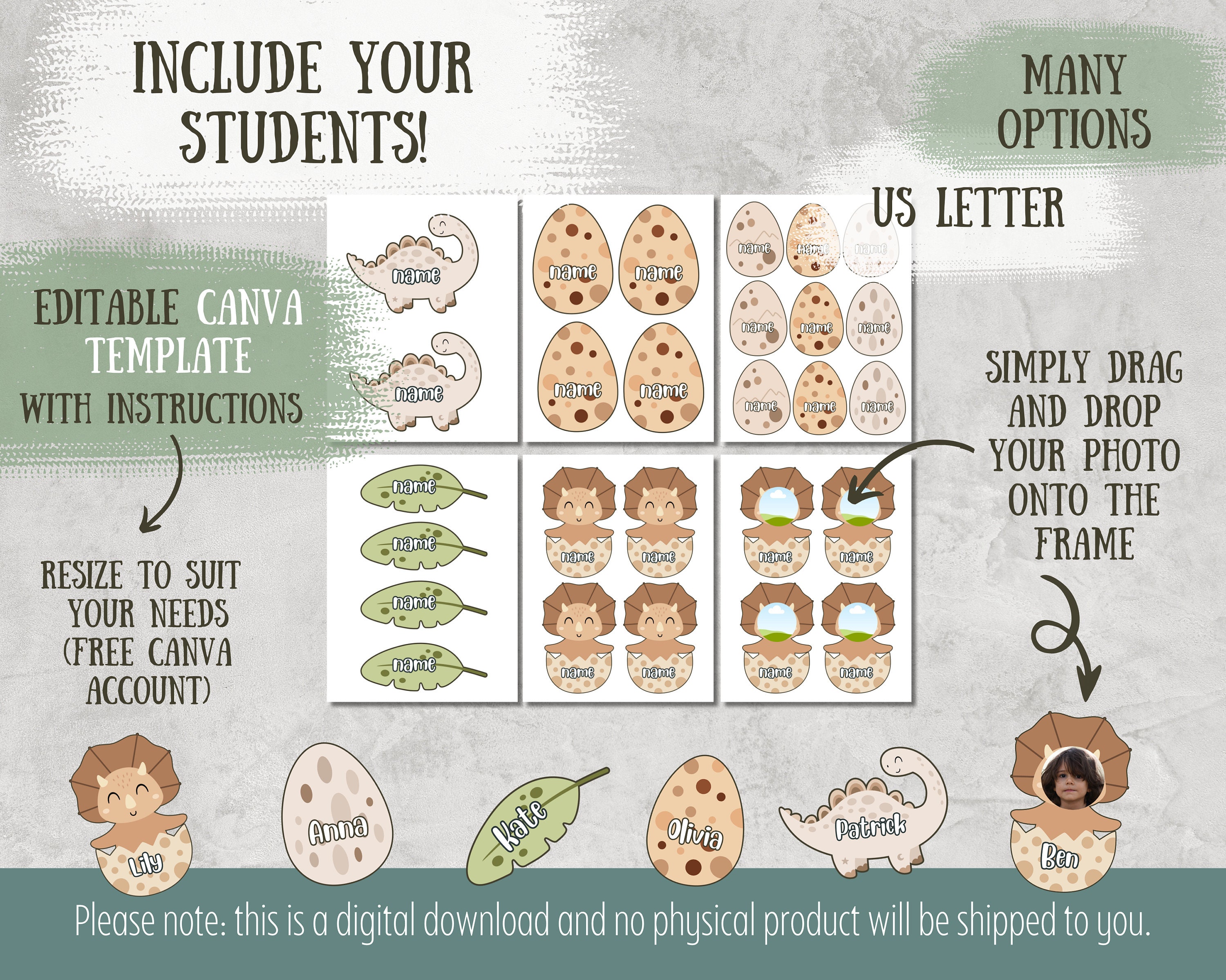 Kindness Bulletin Board Kit Dinosaur Welcome Back to School Bulletin ...