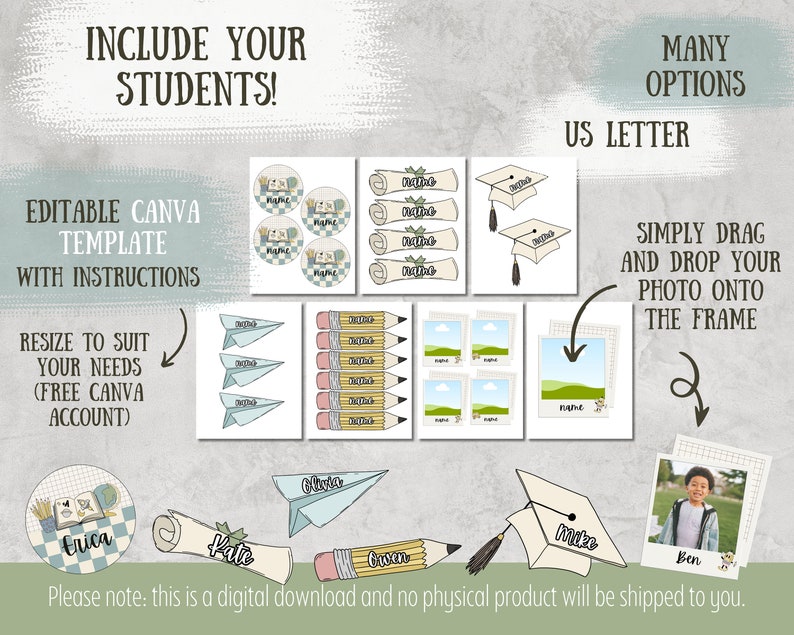 Welcome Back to School Bulletin Board Kit Back to School Decor Groovy ...