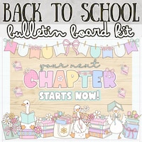 Retro Back to School Bulletin Board Kit- Retro Mural Back to School ...