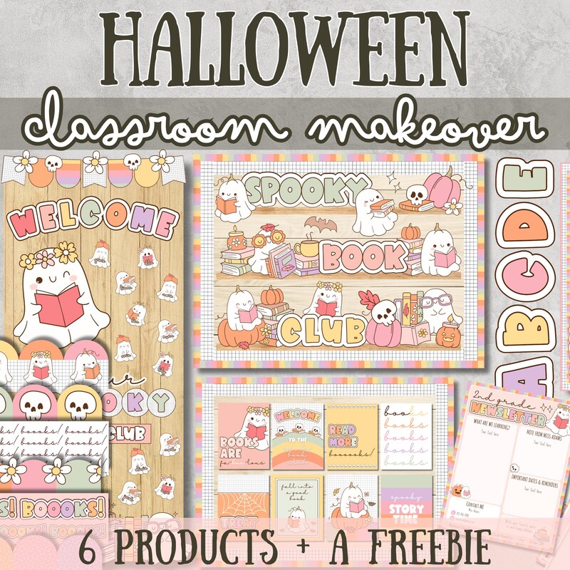 Halloween Classroom Door - Etsy