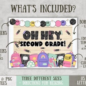 Welcome Back to School Bulletin Board Kit Composition Notebook School ...