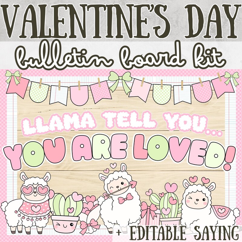 Valentines Llama - Etsy