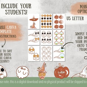 Groovy Halloween Bulletin Board Kit October Fall Bulletin Board Autumn ...