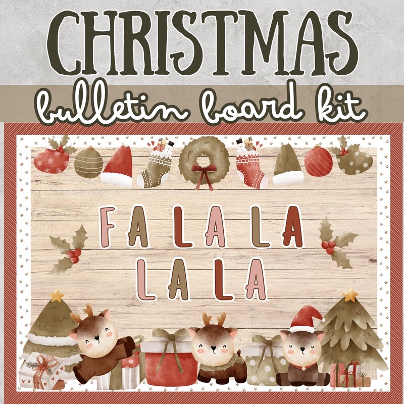 Reindeer Door Decor - Etsy