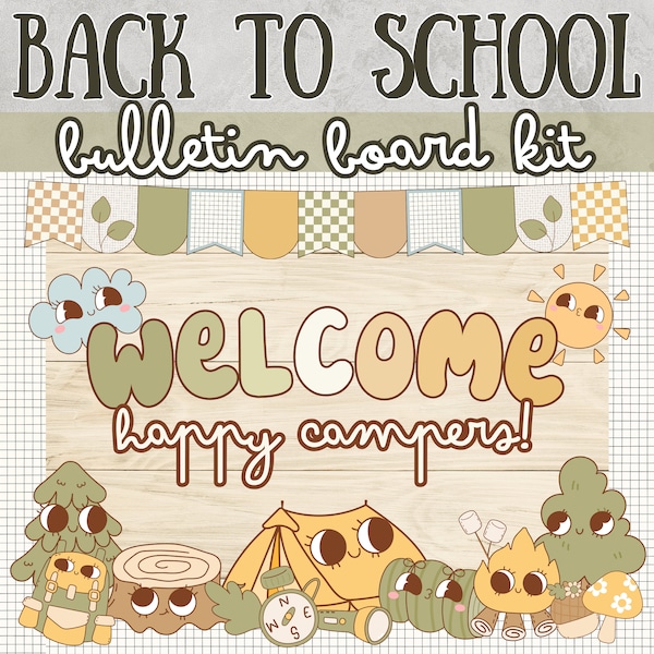 Camping Bulletin Board - Etsy