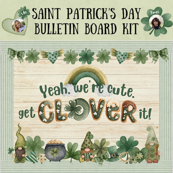 St Patricks Bulletin - Etsy