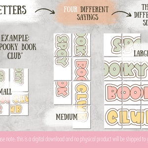 Pastel Halloween Bulletin Board Kit Books Reading October Fall Bulletin ...