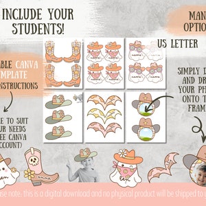 Western Halloween Bulletin Board Kit October Fall Bulletin Board Autumn ...