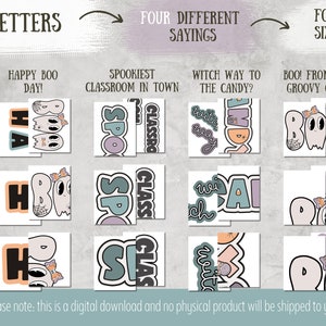 Groovy October Bulletin Board Kit Halloween Fall Bulletin Board Autumn ...