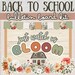 Welcome Back to School Bulletin Board Botanical Back to School Bulletin ...