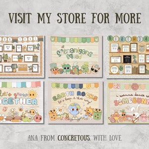 Western New Year Bulletin Board Kit 2025 Groovy Retro Decoration Ideas ...