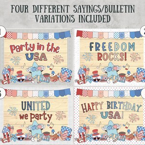 4th of July Bulletin Board Kit July Bulletin Board Kit Summer Bulletin ...