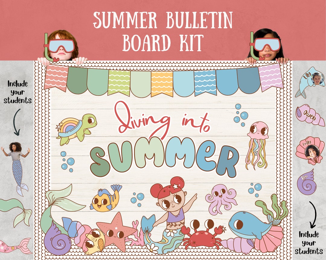 Summer Bulletin Board Kit End of the Year Bulletin Board Kit May ...