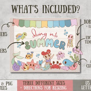 Summer Bulletin Board Kit End of the Year Bulletin Board Kit May ...