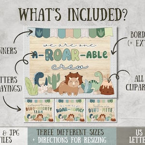 Dino Back to School Bulletin Board Kit Welcome Back to School Classroom ...