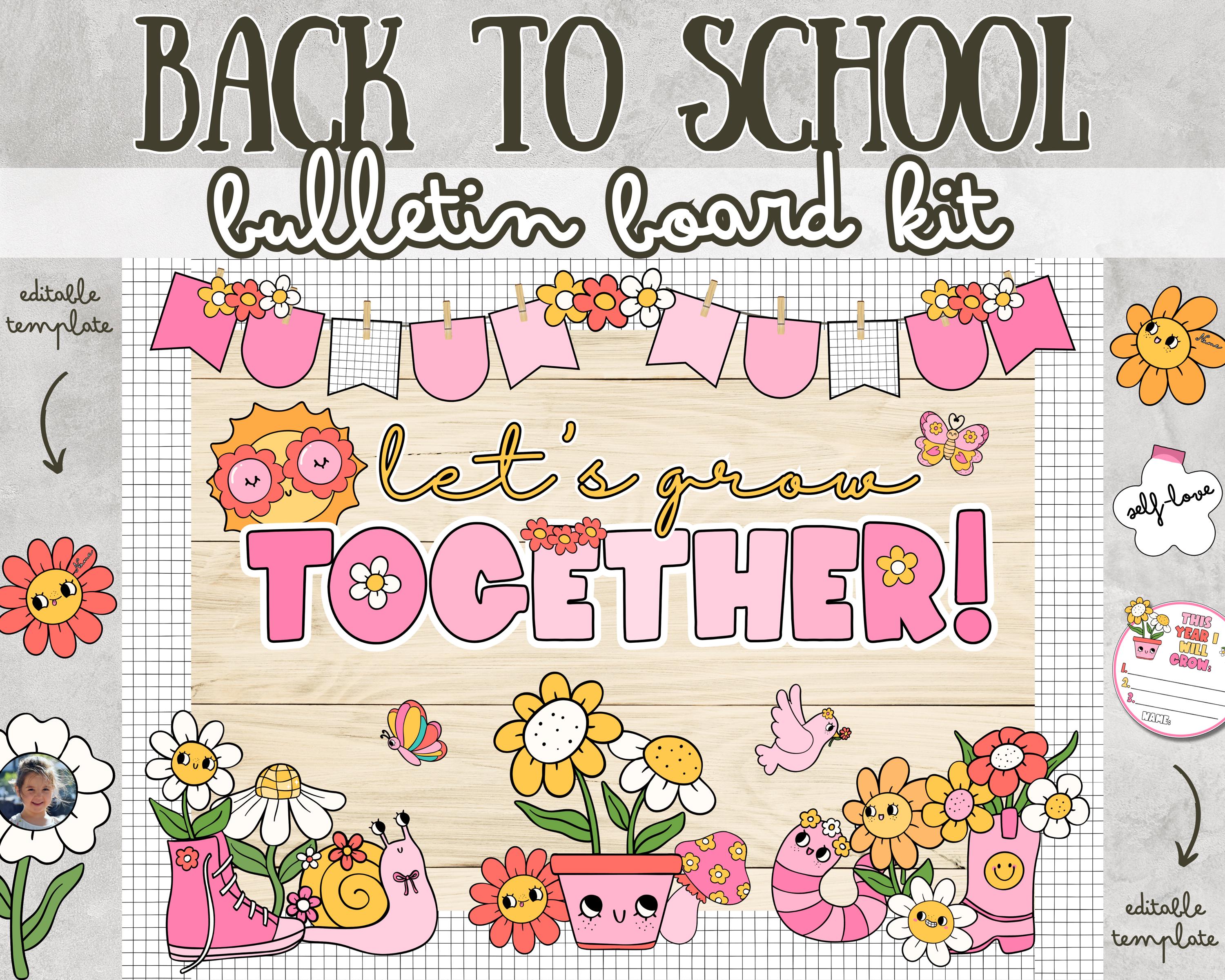 Welcome Back to School Bulletin Board Kit Ideas Door Decorations Set ...