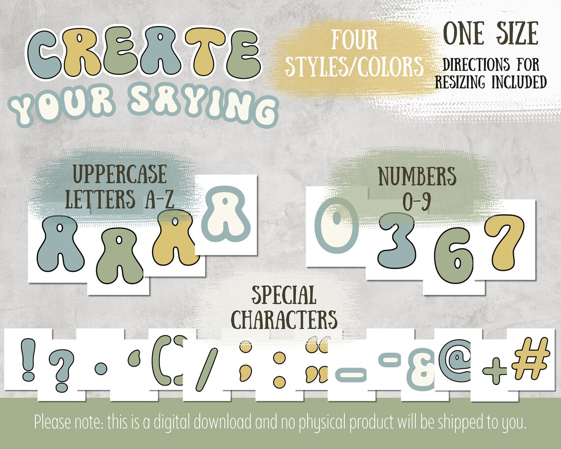 Welcome Back to School Bulletin Board Kit Back to School Decor Groovy ...