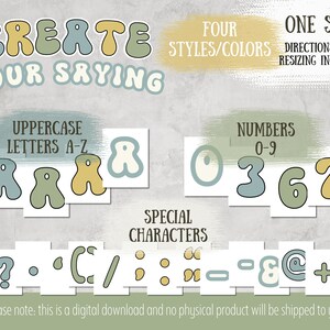 Welcome Back to School Bulletin Board Kit Back to School Decor Groovy ...