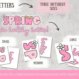 Spring Bulletin Board Ideas Healthy Habits School Nurse Door Decor Pink ...