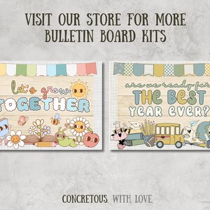 Back to School Bulletin Board Kit Editable Motivational Bulletin Board ...