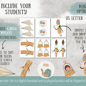 Welcome Back to School Bulletin Board Kit Back to School Decor Groovy ...