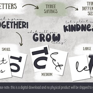 Welcome Back to School Bulletin Board Kit Plants Door Decor Grow ...