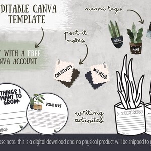 Welcome Back to School Bulletin Board Kit Plants Door Decor Grow ...