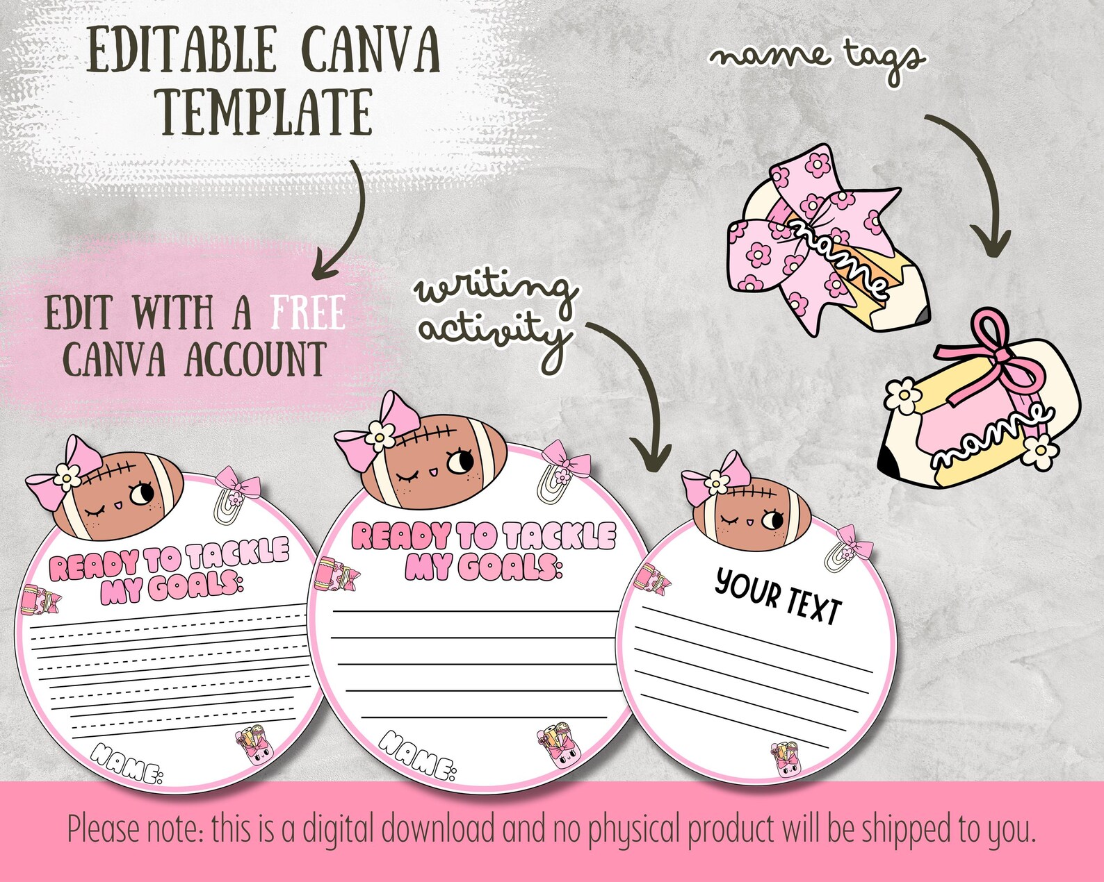 Welcome Back to School Bulletin Board Kit Ideas Groovy Girly Pink ...