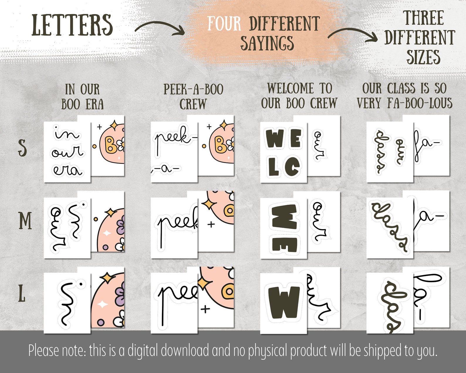 Groovy Halloween Bulletin Board Kit October Fall Bulletin Board Autumn ...