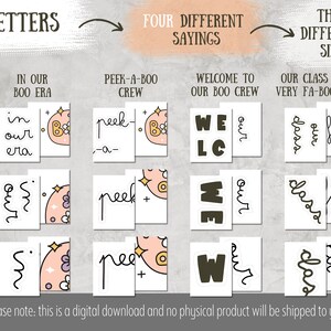 Groovy Halloween Bulletin Board Kit Pastel Pink October Fall Bulletin ...