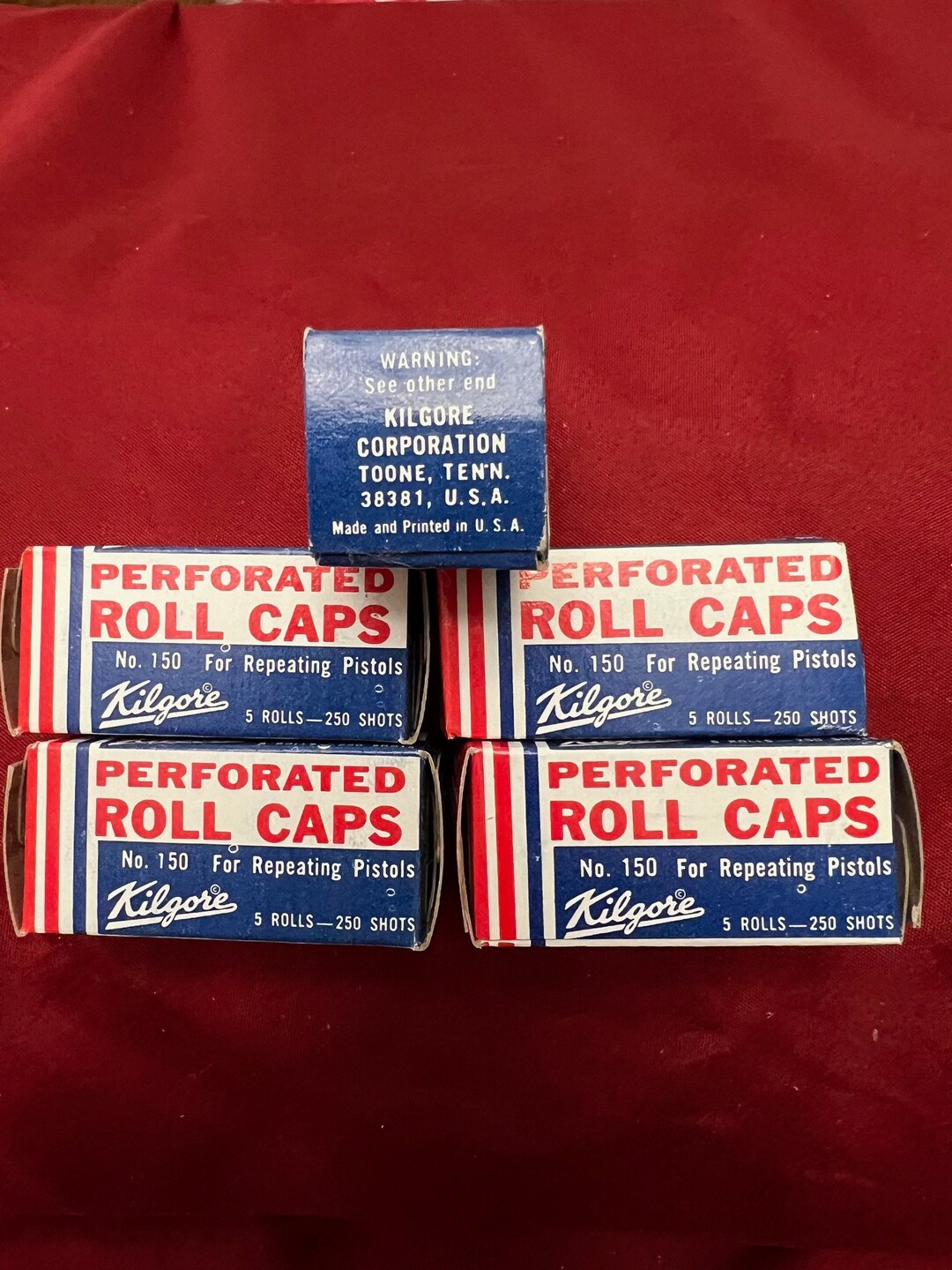 Kilgore Perforated Roll Caps - Etsy