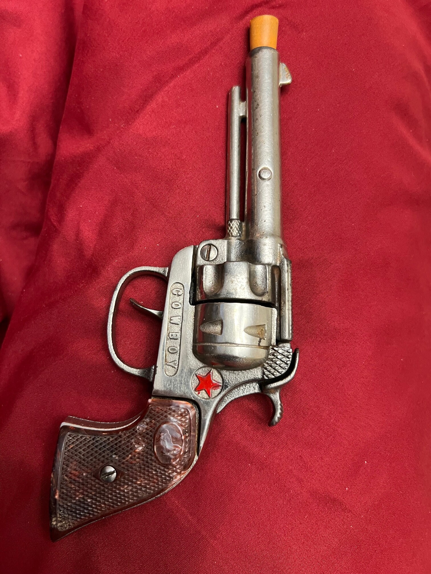 Cast Iron Cowboy Cap Gun by Hubley - Etsy