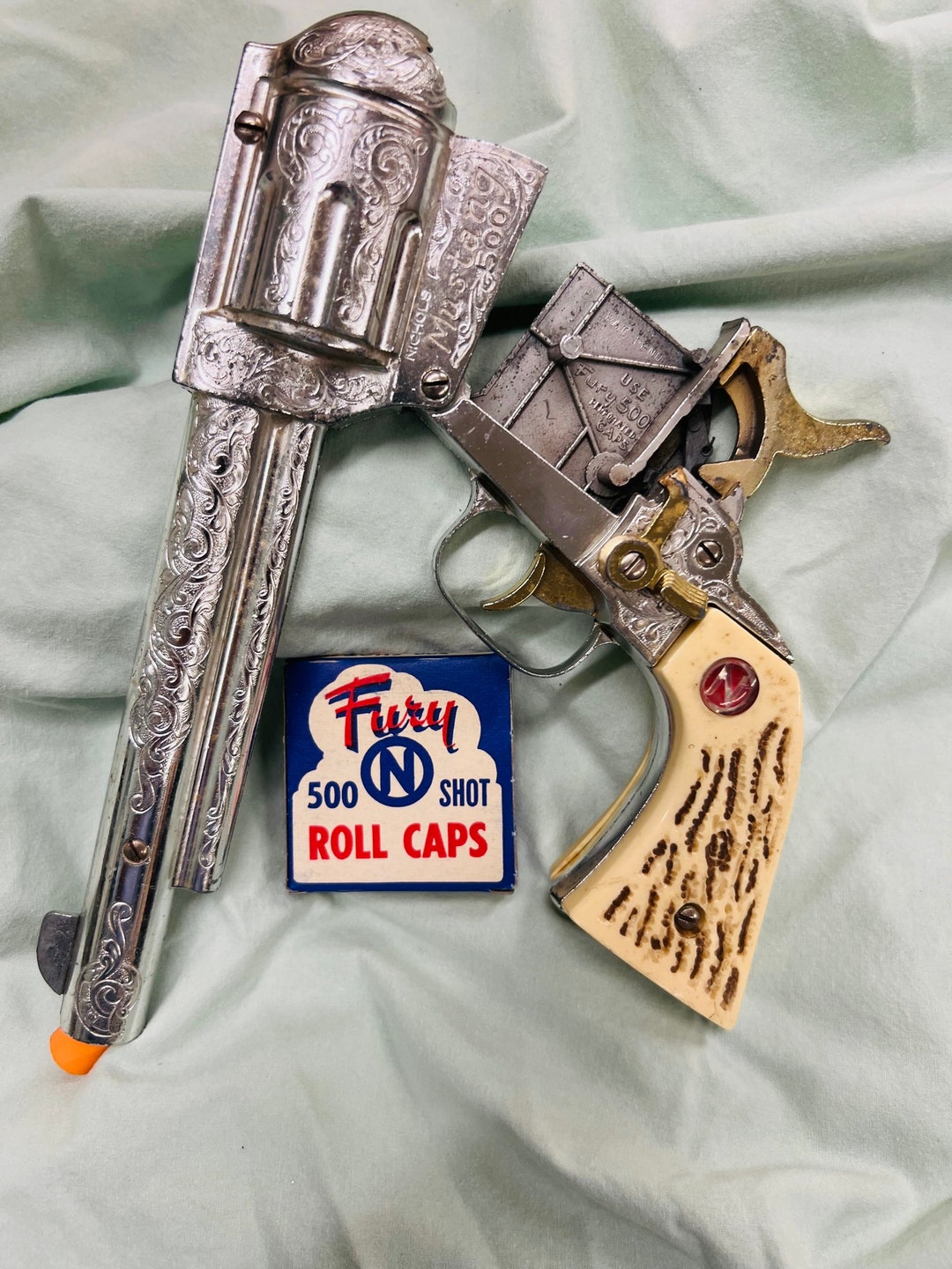 Nichols Big Mustang 500 Cap Gun - Etsy