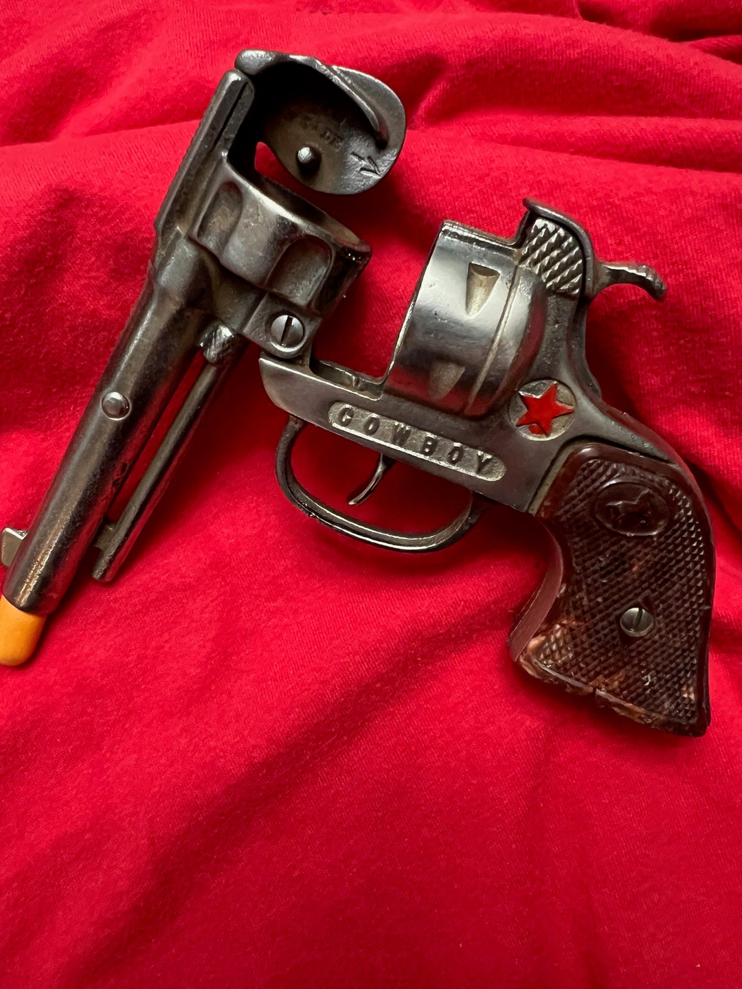 Hubley Cast Iron Cowboy Cap Gun - Etsy