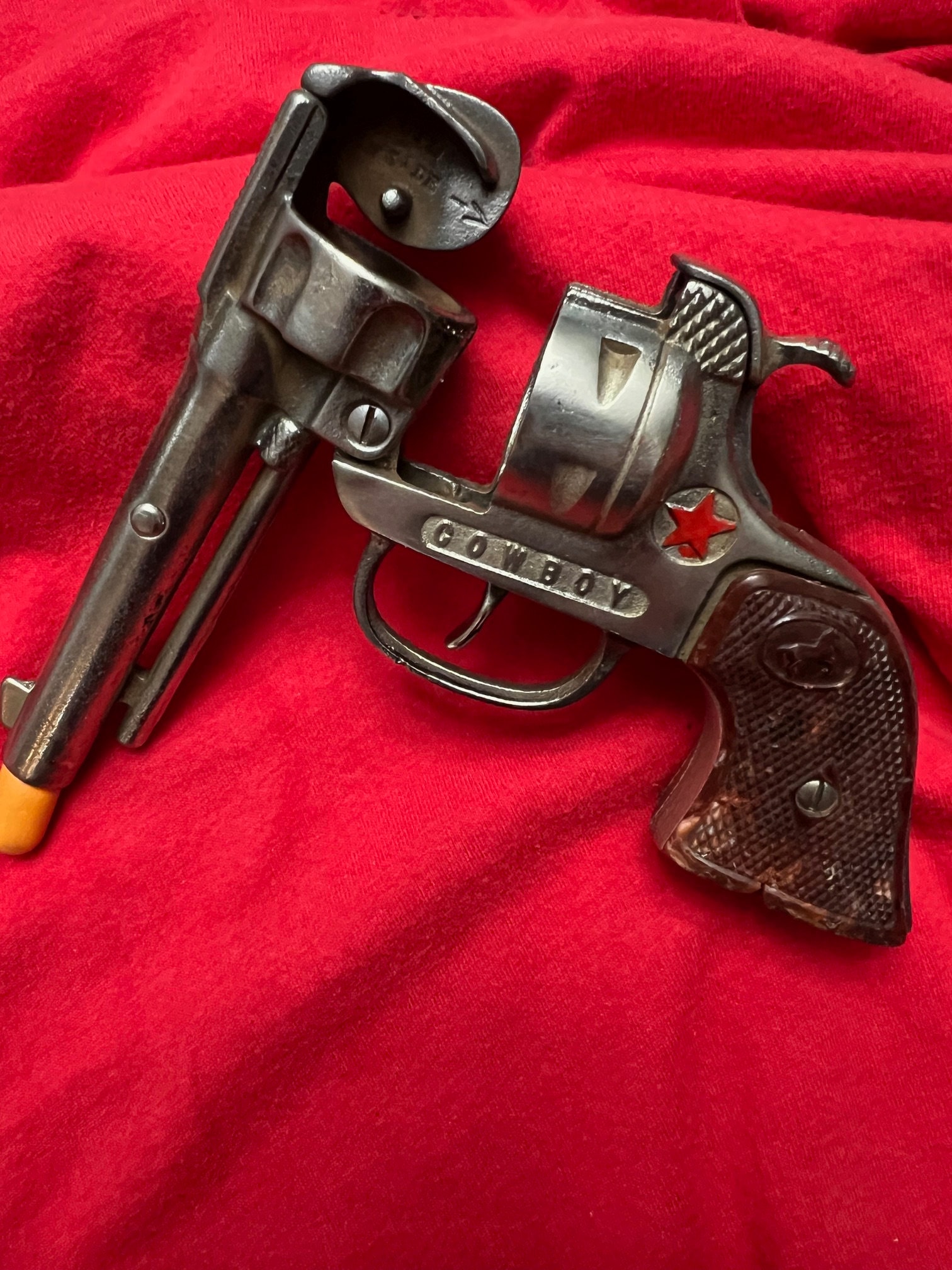 Hubley Cast Iron Cowboy Cap Gun - Etsy