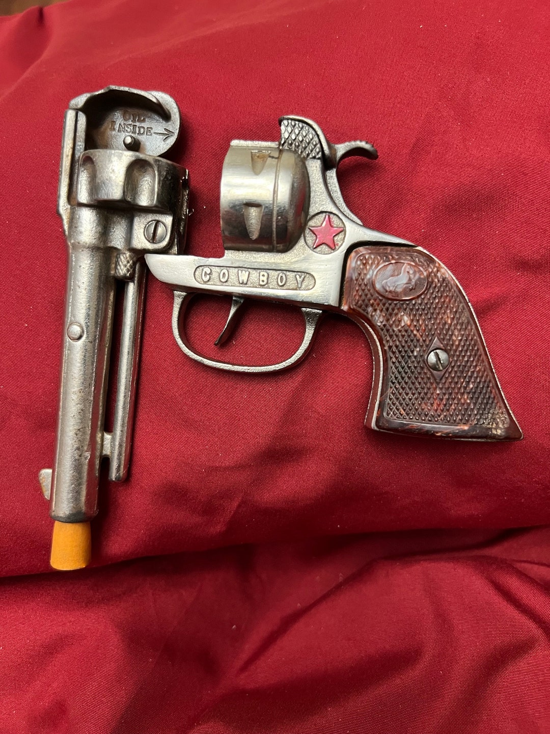 Cast Iron Cowboy Cap Gun by Hubley - Etsy