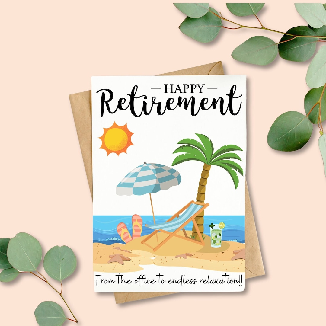 Retirement Congratulations Retirement Party Card for - Etsy