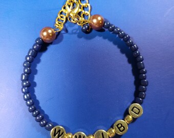 Jimmy Buffet Inspired WWJBD Beaded Wire Bracelet - Etsy