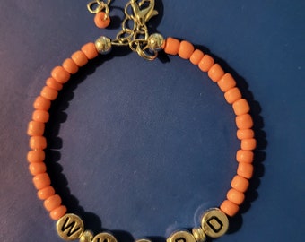 Jimmy Buffet Inspired WWJBD Beaded Wire Bracelet - Etsy